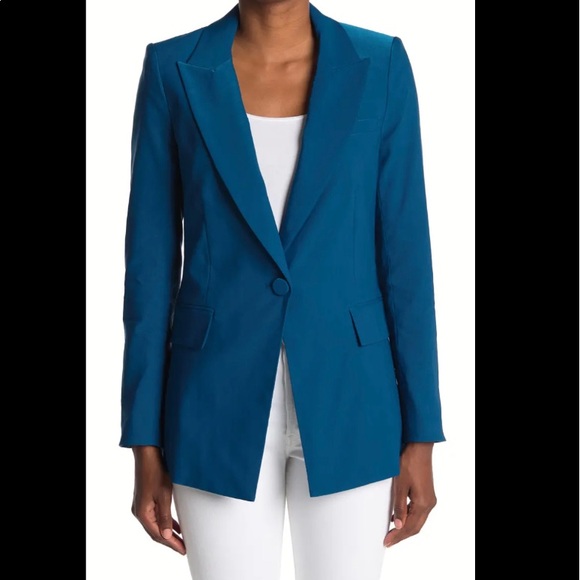 Veronica Beard | Jackets & Coats | Veronica Beard Cerulean Long Lean ...